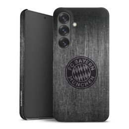 DeinDesign Galaxy S25 Handy Premium Case Smartphone Handyh&uuml;lle Schutzh&uuml;lle matt Fcb Metallic Look Fc Bayern M&uuml;nchen Premium Case