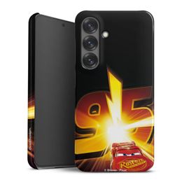 DeinDesign Galaxy S25 Handy Premium Case Smartphone Handyh&uuml;lle Schutzh&uuml;lle gl&auml;nzend Official Licensed Product Cars Lightning Mcqueen 95 Premium Case