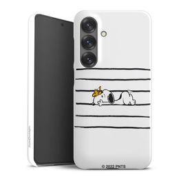 DeinDesign Galaxy S25 Handy Premium Case Smartphone Handyh&uuml;lle Schutzh&uuml;lle matt Snoopy Dog Peanuts Premium Case
