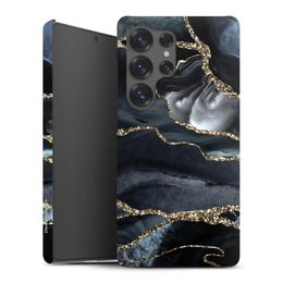 DeinDesign Galaxy S25 Ultra Handy Premium Case Smartphone Handyh&uuml;lle Schutzh&uuml;lle gl&auml;nzend Marble Trends Glitzer Premium Case