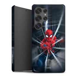 DeinDesign Galaxy S25 Ultra Handy Premium Case Smartphone Handyh&uuml;lle Schutzh&uuml;lle gl&auml;nzend Kinofilm Marvel Spiderman Premium Case