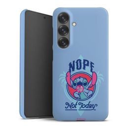 DeinDesign Galaxy S25 Handy Premium Case Smartphone Handyh&uuml;lle Schutzh&uuml;lle matt Disney Sayings Lilo & Stitch Premium Case