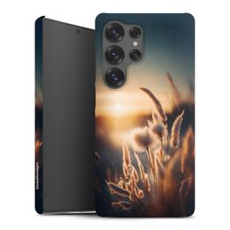 DeinDesign Galaxy S25 Ultra Handy Premium Case Smartphone Handyh&uuml;lle Schutzh&uuml;lle matt Sun Pampasgras Nature Premium Case