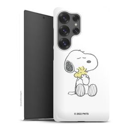 DeinDesign Galaxy S25 Ultra Handy Premium Case Smartphone Handyh&uuml;lle Schutzh&uuml;lle gl&auml;nzend Snoopy Love Peanuts Premium Case