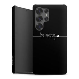 DeinDesign Galaxy S25 Ultra Handy Premium Case Smartphone Handyh&uuml;lle Schutzh&uuml;lle matt Happiness Statement Sayings Premium Case