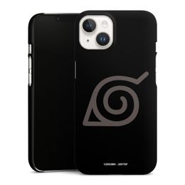 DeinDesign iPhone 14 Handy Premium Case Smartphone Handyh&uuml;lle Schutzh&uuml;lle matt Naruto Shippuden Konoha Logo Premium Case