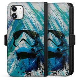 DeinDesign iPhone 11 Handy Klapph&uuml;lle Handyh&uuml;lle aus Kunst Leder schwarz Flip Case Colourful Stormtrooper Star Wars Sideflip mit Lasche