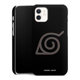 DeinDesign iPhone 12 mini Handy Premium Case Smartphone Handyh&uuml;lle Schutzh&uuml;lle matt Naruto Shippuden Konoha Logo Premium Case