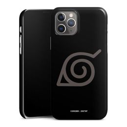 DeinDesign iPhone 12 Pro Handy Premium Case Smartphone Handyh&uuml;lle Schutzh&uuml;lle gl&auml;nzend Naruto Shippuden Konoha Logo Premium Case