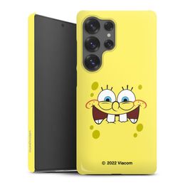 DeinDesign Galaxy S25 Ultra Handy Premium Case Smartphone Handyh&uuml;lle Schutzh&uuml;lle gl&auml;nzend Spongebob Official Licensed Product Kindheit Premium Case