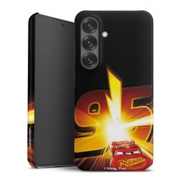 DeinDesign Galaxy S25 Handy Premium Case Smartphone Handyh&uuml;lle Schutzh&uuml;lle matt Official Licensed Product Cars Lightning Mcqueen 95 Premium Case