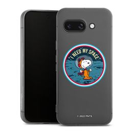 DeinDesign Google Pixel 9a Handy Silikon H&uuml;lle Case transparent Handyh&uuml;lle Peanuts Weltall Snoopy Silikon Case