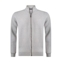 Jacey Quinn Strickjacke Herren Gr&ouml;&szlig;e XXL grau