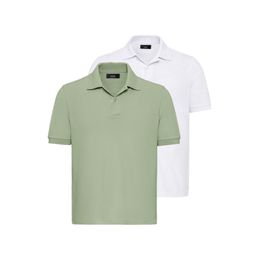 Antioch Poloshirt Herren Gr&ouml;&szlig;e M mint / wei&szlig;