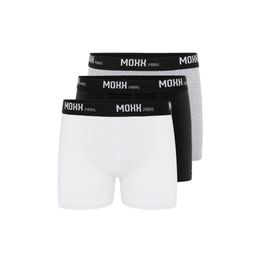 Moxx Paris Boxershorts Herren Gr&ouml;&szlig;e XL graumeliert / schwarz / wei&szlig;