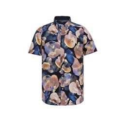 By Diess Collection Hemd Herren Gr&ouml;&szlig;e L beige / royalblau / gelb / schwarz
