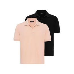 Antioch Poloshirt Herren Gr&ouml;&szlig;e XXL ros&eacute; / schwarz