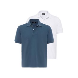 Antioch Poloshirt Herren Gr&ouml;&szlig;e S dunkelblau / wei&szlig;