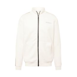 Guess Sportsweatjacke 'MICKEY' Herren Gr&ouml;&szlig;e XXL beige / schwarz / silber / offwhite