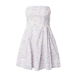 Hollister Kleid Damen Gr&ouml;&szlig;e 42 blau / lavendel / wei&szlig;