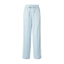 Pieces Hose 'PCPIA' Damen Gr&ouml;&szlig;e 34 hellblau / wei&szlig;