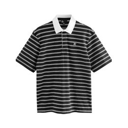 next Poloshirt Herren Gr&ouml;&szlig;e S schwarz / wei&szlig;