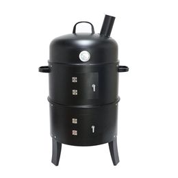 BBQ Smoker rund mit Grill und Ofen