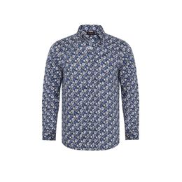 By Diess Collection Hemd Herren Größe L blau / navy / grau / weiß