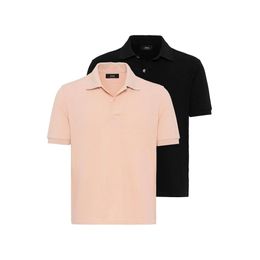 Antioch Poloshirt Herren Gr&ouml;&szlig;e XXL ros&eacute; / schwarz