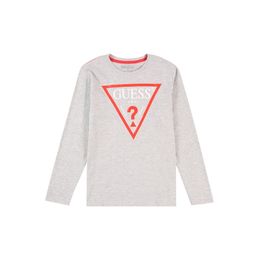 Guess Shirt Jungen Gr&ouml;&szlig;e 140 hellgrau / rot / wei&szlig;