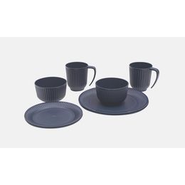 Outwell Geschirrset Delish 2 Personen 8-tlg. Farbe navy night