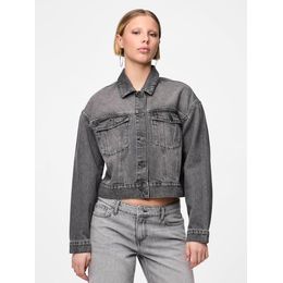 Pieces Jacke 'Nynne' Damen Größe M grey denim