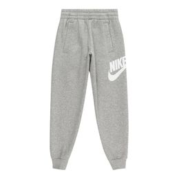 Nike Sportswear Hose 'Club Fleece' Jungen Größe 147/158 graumeliert / weiß