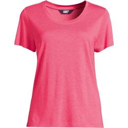 LANDS' END Shirt aus Leinenmix, Damen,  Pink, by Lands' End