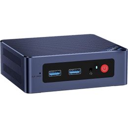 Mini-PC, Intel Alder Lake-N100-Prozessor der 12. Generation (bis zu 3,40 GHz), MINI-S12 W11 Pro-Computer, 16 GB RAM, 500 GB SSD-Business-Desktop