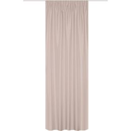 Vorhang HEINE HOME, beige (natur), B:135cm H:245cm, Polyester, Gardinen