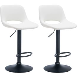 CLP 2er Set Barhocker Camden I Kunstleder-Bezug