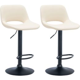CLP 2er Set Barhocker Camden I Kunstleder-Bezug
