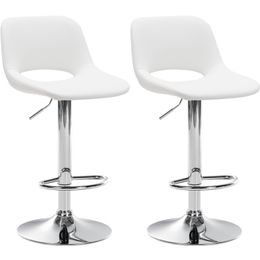 CLP 2er Set Barhocker Camden I Kunstleder-Bezug