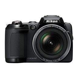 Kompakt Kamera Coolpix L120 - Schwarz + Nikon Nikkor 21X Wide Optical Zoom VR 25–525mm f/3.1–5.8 f/3.1–5.8