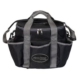 Horse-friends Putztasche Ergo schwarz/grau black/grey