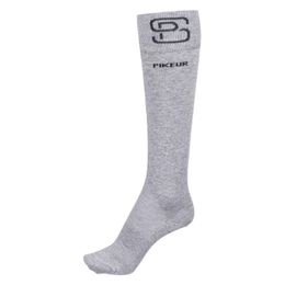 Pikeur Kniestr&uuml;mpfe Mesh grau 35-37