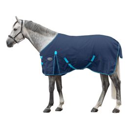 Horse-friends Outdoordecke Hamburg Fleece blau/blau 145 cm
