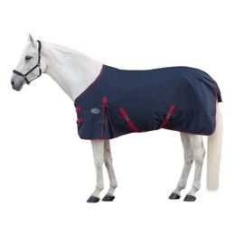 Horse-friends Outdoordecke Hamburg Lite blau/rot 135 cm