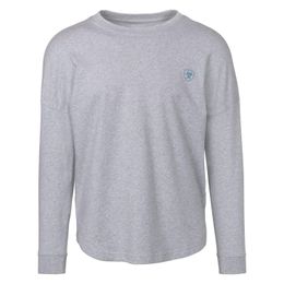 Ariat Longshirt Fun Farm Oversize Tee grau Damen XS