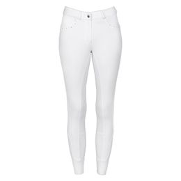 Cheval de Luxe Grip-Vollbesatz-Reithose wei&szlig; Damen 76