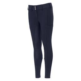 Pikeur Ges&auml;&szlig;einsatz-Reithose Xenia Grip blau Damen 152