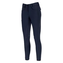 Pikeur Ges&auml;&szlig;einsatz-Reithose Romy Grip blau Damen 42
