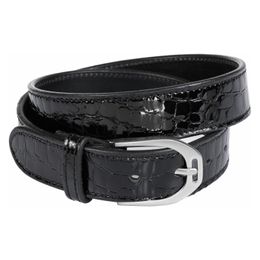 Cheval de Luxe G&uuml;rtel Croco Limoges schwarz 80 cm