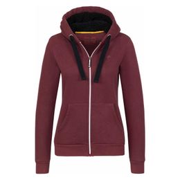 Black Forest Sherpakapuzen-Sweatjacke dunkelrot Damen XS